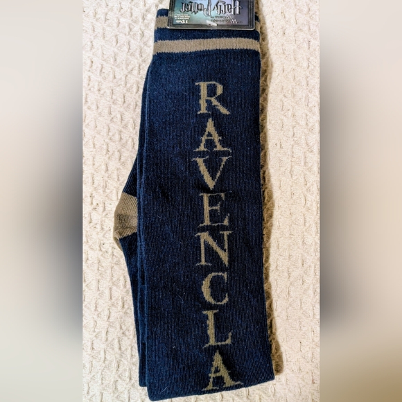 Warner Bros. | Accessories | Harry Potter Ravenclaw Blue Gray Socks ...